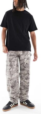 Hollister Jean baggy coupe skateur à imprimé camouflage-Multicolore