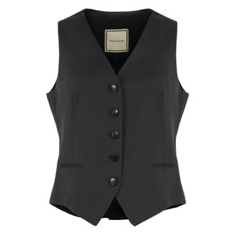 Tagliatore Weste aus Wollmischung - - Suits - Damen - Schwarzk - M