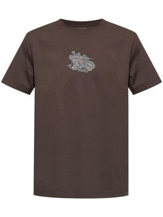 Burberry t-shirt à imprimé EKD - Marron