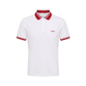 Baldinini Kurzarm-Poloshirt - - Tops - Herren - Wei&szlig; - S