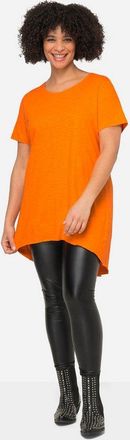 Angel Of Style T-Shirt Longshirt Rundhals Halbarm gerundeter Saum