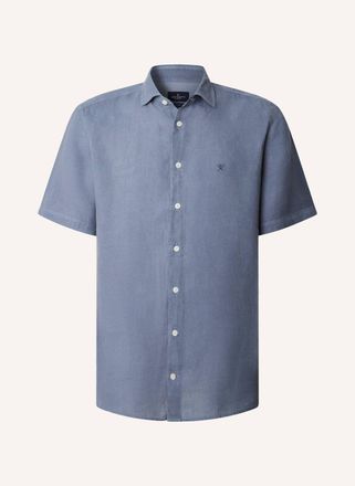 Hackett Freizeithemd Gmd Linen Ss blau