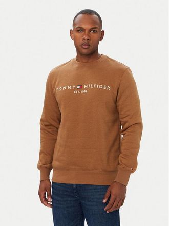 Tommy Hilfiger Sweatshirt Logo MW0MW11596 Braun Regular Fit