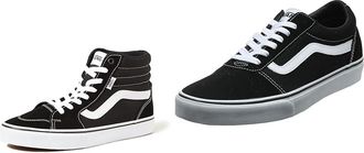 Vans Damen Ward Sneaker, (Suede/Canvas) 38.5 EU Doheny Schwarz ((Canvas) Black/Black 186), 38