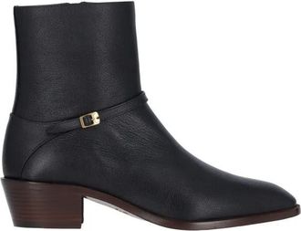 Valentino Garavani Stiefel - Pat Leather Ankle Boots - Black - Gr. 41,5 (EU) - in Schwarz - für Damen