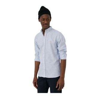 Les Deux Chemises d&eacute;contract&eacute;es - Homme - Chemises - Bleu - Taille: S