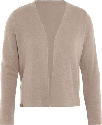 Knit Factory Ella Strickjacke - Kurzer Damen Strickjacke - Kurzjacke Damen - Strickjacke für den Frühling und Sommer - Strickweste - Cardigan mit Baumwolle - Hüfth