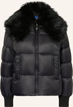 HUGO BOSS Hugo Schlupfjacke Fuji Mit Abnehmbarem Kunstfell schwarz