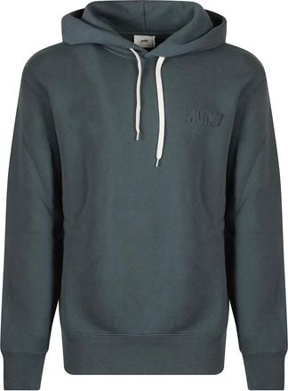 Autry Homme, Sweatshirts et sweats &agrave; capuche, Vert, Taille: XL Tonal Logo Sweat &agrave; capuche