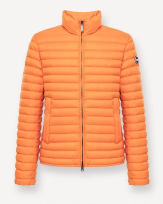 Colmar Steppjacke mit Daunenf&uuml;llung und Label-Aufn&auml;hern in