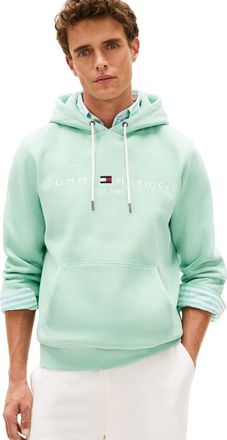 Tommy Hilfiger Herren Tommy Logo Hoody Mw0mw11599 Kapuzenpullover, Green (Crushed Mint), XL