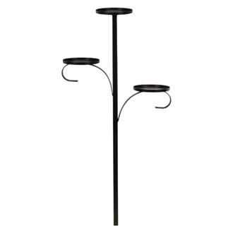 Generico Triple Tree Topper - Dreifach-Kerzenhalter f&uuml;r Weihnachtsbaum, Kerzenst&auml;nder aus Eisen, Tischdekoration f&uuml;r Esszimmer, Wohnzimmer, Schlafzimmer