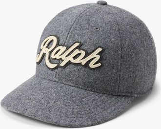 Polo Ralph Lauren Casquette &agrave; logo en laine m&eacute;lang&eacute;e