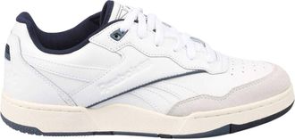 Reebok BB 4000 II Sneaker f&uuml;r Herren, Leder (Wei&szlig;/Marine)