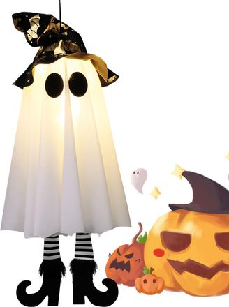 Generic Halloween Geister Lichter - Gewissenhaft, Stehend Geist Haloween Dekor, Geisterhafte Ghoost Hallowen Dekor | LED -beleuchtete Au&szlig;enornamente F&uuml;r Garte