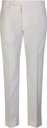 Dell'Oglio Homme, Pantalons, Blanc, Taille: XL Pantalon blanc classique