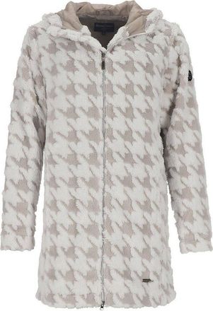 River Creek Fleecejacke Damen Jacke gefüttert mit Hahnentritt-Muster - Jacke Fleece mit Kapuze