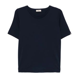 Herno Femme, Tops, Bleu, Taille: 42 FR T-shirt extensible en coton extrafin