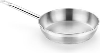 Bra Bratpfanne mit einem Griff aus Edelstahl f&uuml;r Induktion Typ Professional, Durchmesser 260 mm