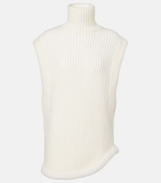 Victoria Beckham Top aus Rippstrick