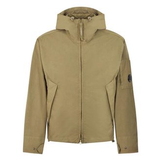 C.P. Company Twill Jacke mit integrierter Weste - - Jackets - Herren - Gr&uuml;n - L