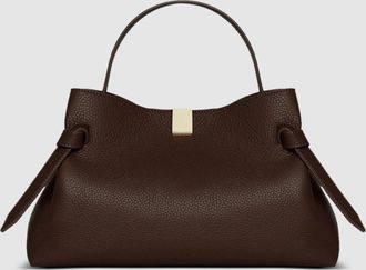 Yuzefi Sac Gyoza Cuir Grainé Espresso