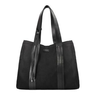 Kazar Gro&szlig;e lockere Stoffhandtasche - - Bags - Damen - Schwarzk - ONE SIZE