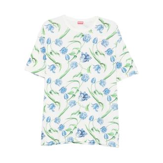 Kenzo Tulip T-Shirt - - Tops - Herren - Mehrfarbig - M