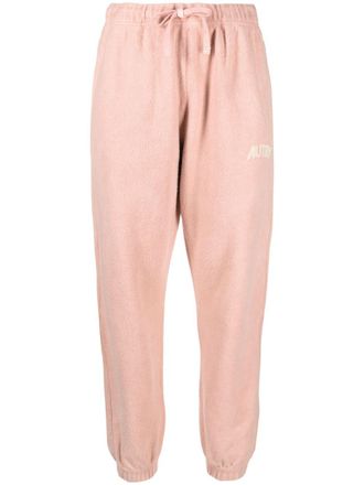 Autry pantalon en coton &agrave; coupe fusel&eacute;e - Rose