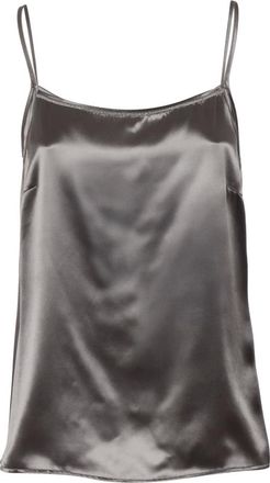 PESERICO Femme, Tops, Vert, Taille: 38 FR Aurea Embellished Camisole