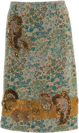 Dries Van Noten Midi Tubino Rock - - Skirts - Damen - Mehrfarbig - 2XS