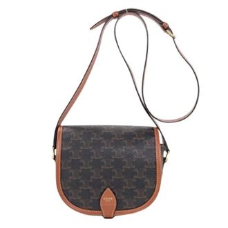 Celine Sac bandouli&egrave;re vintage doccasion - Femme - Pre-owned - Brun - Taille: ONE Size