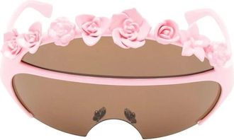 Yvmin Yvmin, Femme, Accessoires, Rose, Taille: ONE Size Floral Lunettes de soleil