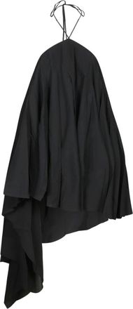 Jacquemus Femme, Robes, Noir, Taille: 34 FR Robe Asym&eacute;trique Pliss&eacute;e