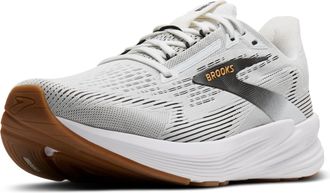 Brooks Herren Revel 8 Sneaker, White/Black/Oak Buff, 47.5 EU