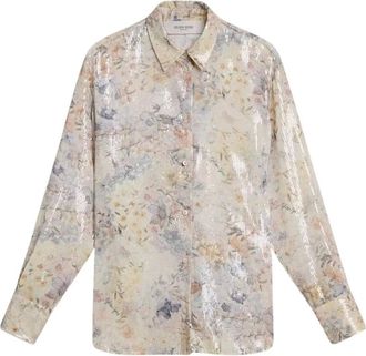 Golden Goose Femme, Blouses et Chemises, Multicolore, Taille: 40 FR Chemise Pastel Flowers