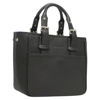 Burberry Pre-owned Cuir sacs-main - Femme - Pre-owned - Noir - Taille: ONE Size