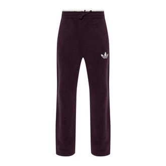 adidas Femme, Pantalons, Violet, Taille: 40 FR Pantalon en maille &agrave; bordures