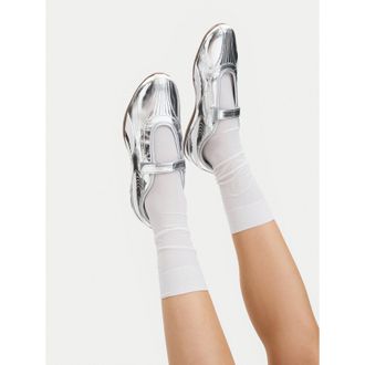 Reebok Ballerinas Reebok EOSS-ULTRA LO MARY JANE 100271362 Silberfarben