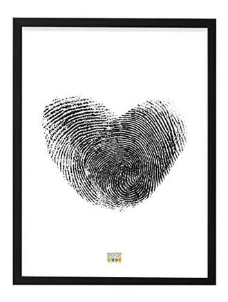 Deknudt Frames S43AK2 Bilderrahmen 10x20 Holzrahmen Schwarz, 1.4cm breit Holz Fotokader