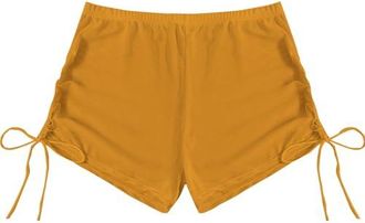 Generic Bas Maillot De Bain Taille Haute pour Femme Élégant,Taille Haute Culottes de Bain Brésilien Bas Couverture complète Swim Bottom Solid Triangle Classiq