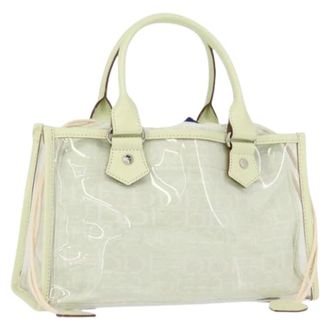 Burberry Sac &agrave; main en cuir Pre-owned - Femme - Pre-owned - Vert - Taille: ONE Size