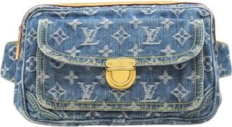 Louis Vuitton Sac banane Monogram Denim Pre-owned - Femme - Pre-owned - Bleu - Taille: ONE Size