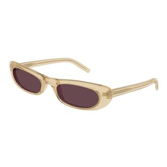 Saint Laurent SL 557 Shade 007 Sonnenbrille - - Accessories - Damen - Gelb - 53 MM