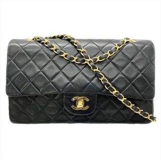 Chanel Sac bandouli&egrave;re vintage doccasion - Femme - Pre-owned - Noir - Taille: ONE Size