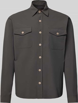 Cruna Hemdjacke mit Knopfleiste
