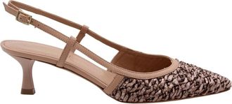 Gianmarco F. Femme, Chaussures, Brun, Taille: 39 EU Kick Slingback