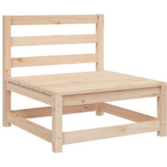 vidaXL Vidaxl - Canap&eacute; de jardin sans accoudoirs 70x70x67 cm - Bois de pin massif - Conception &agrave; lattes pour drainage - Modulaire et flexible