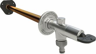 Kemper Kemper - frosti plus Frostsichere Au&szlig;enarmatur DN15 1/2 Zoll mit Steckschl&uuml;ssel 5740301500