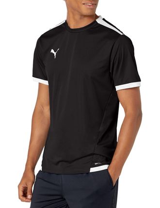 Puma Herren T-Shirt, Puma Black-puma Weiß, Klein